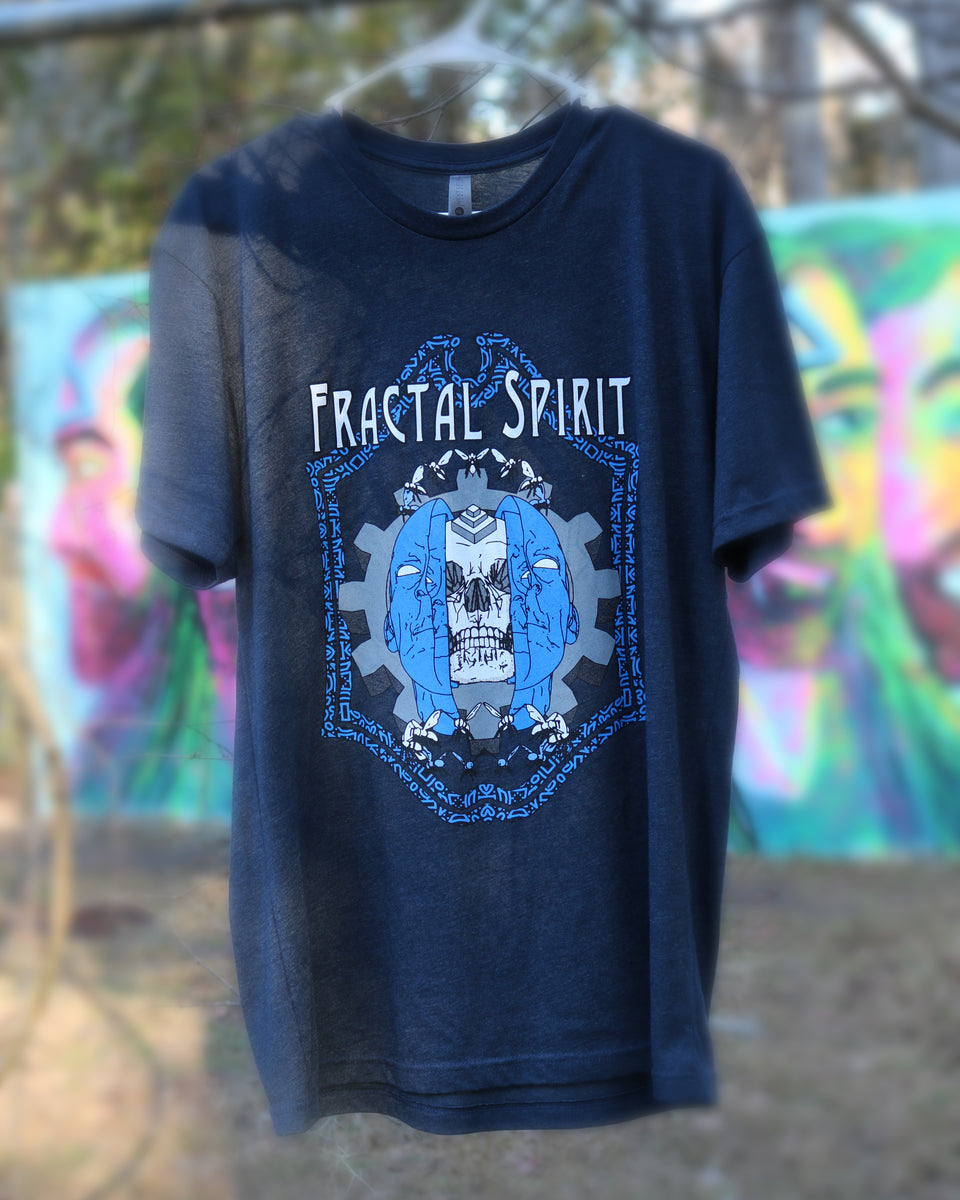 Shirt (Screen Print) - Skull Head Face – Fractal Spirit