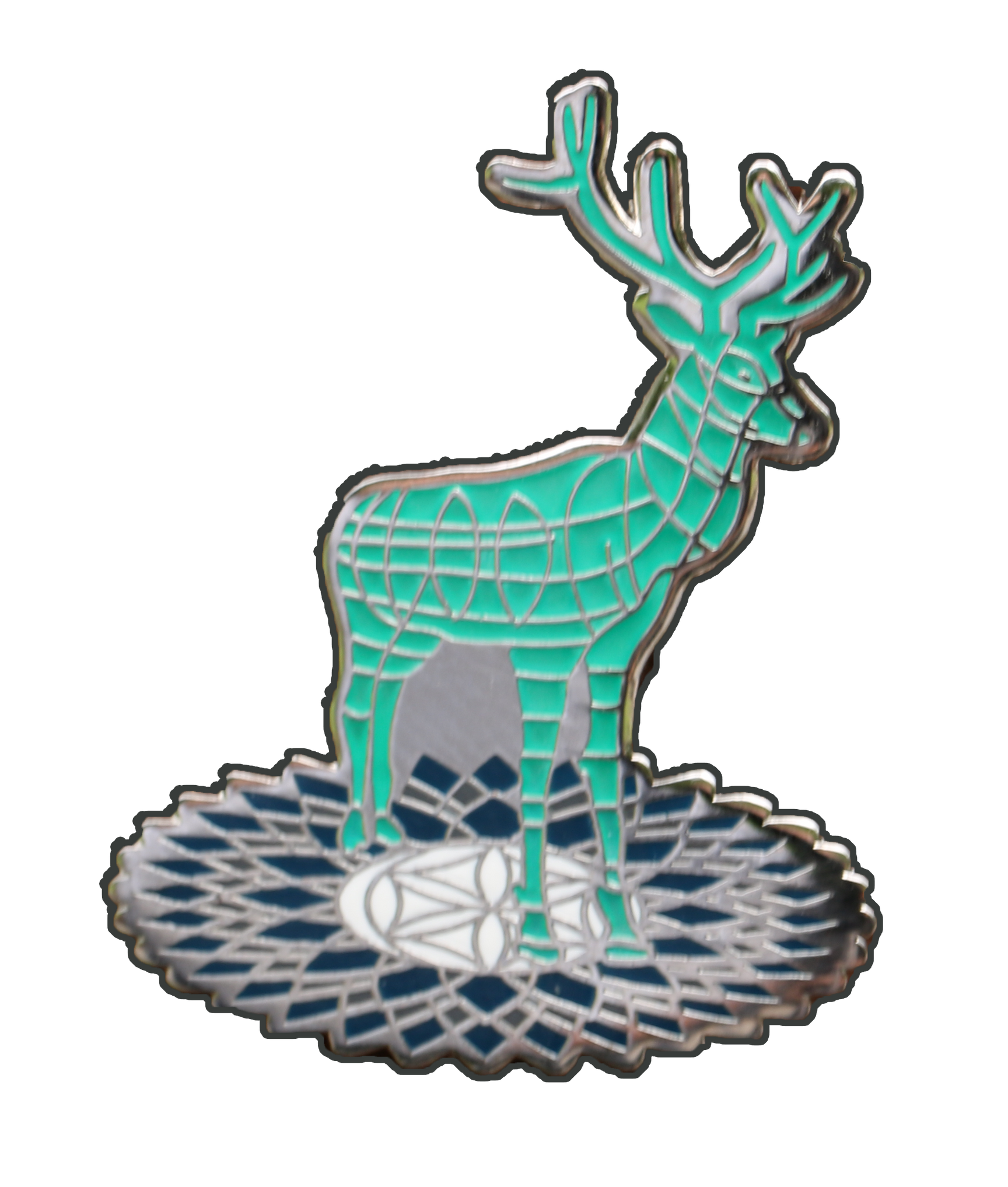 Lapel Pin - Atlas Elk – Fractal Spirit